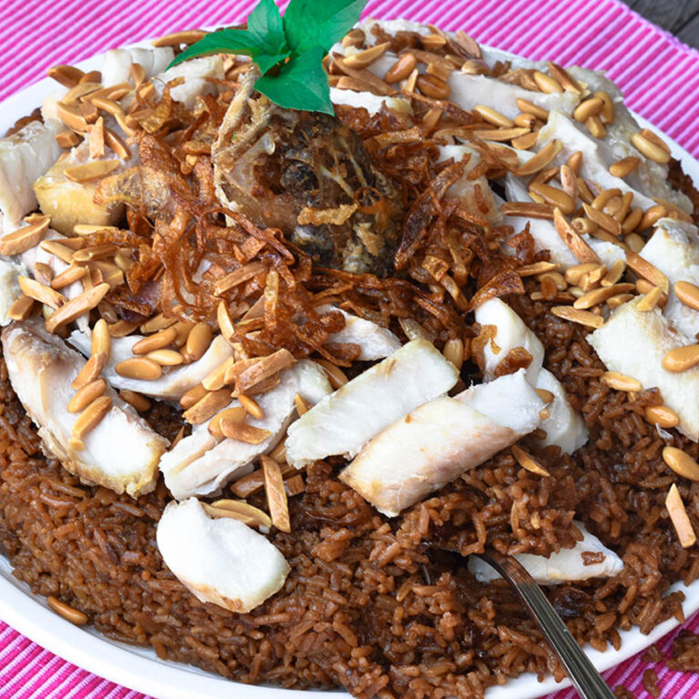Sayadieh, Lebanese-Style Fish and Rice - hadias lebanese cuisine