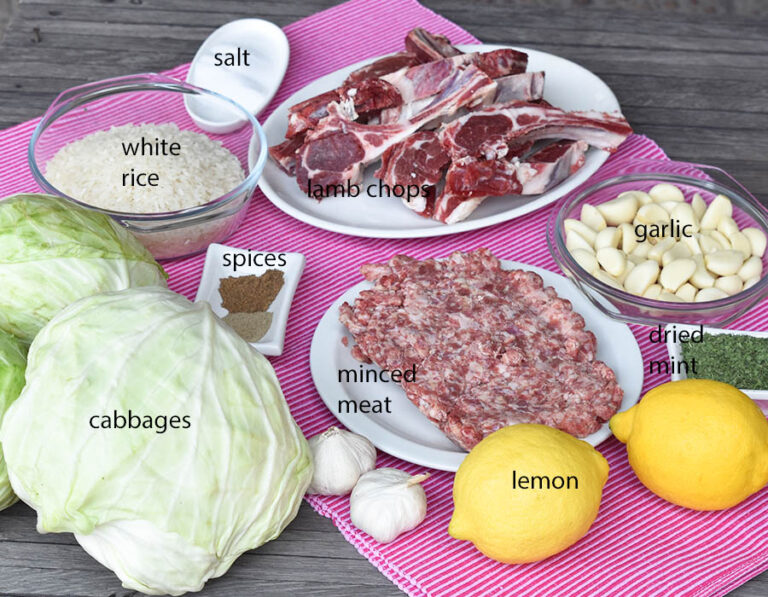 Malfouf Mahshi (Lebanese Stuffed Cabbage Rolls) - hadias lebanese cuisine